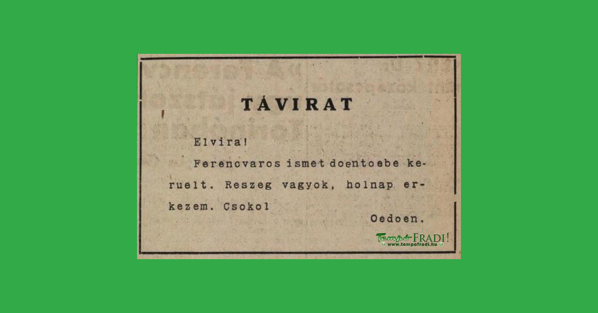 Magyar Posta Zrt. - A távirat idén áprilisban megszűnik. Stop: Emléke ...